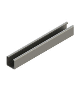 Solid Strut Channel, Hot dip Galvanized, 1-5/8" X 1-5/8" X 12GA X 20 ...
